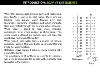 Soap vs detergents | PPTX