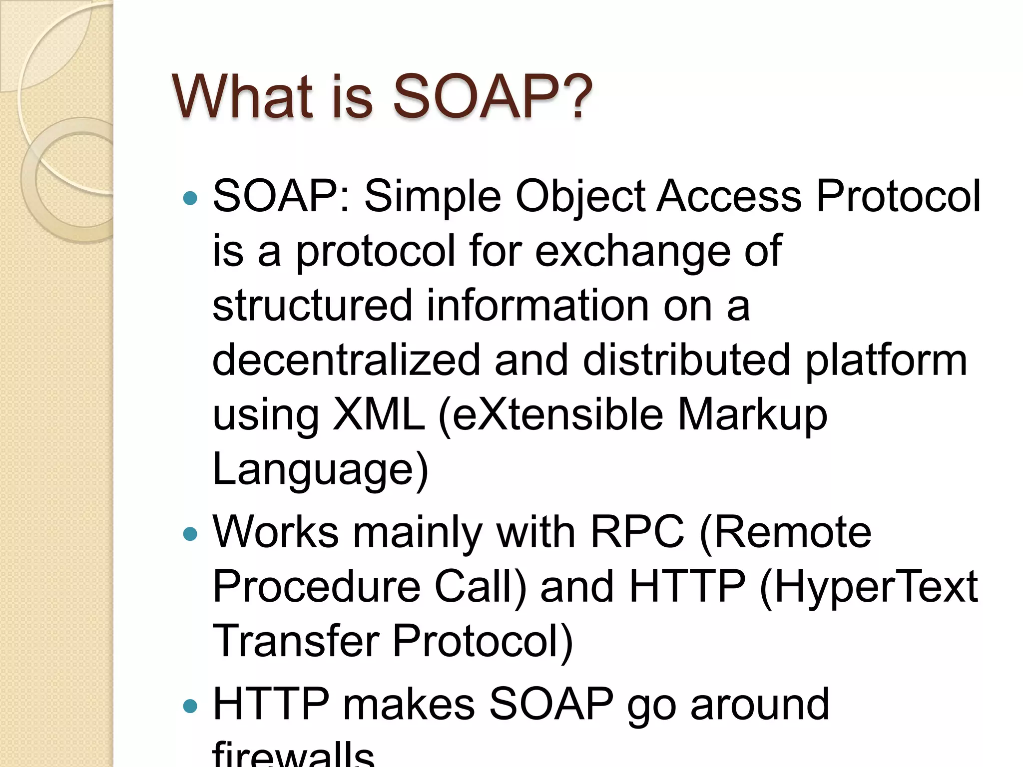 Soap vs rest | PPTX