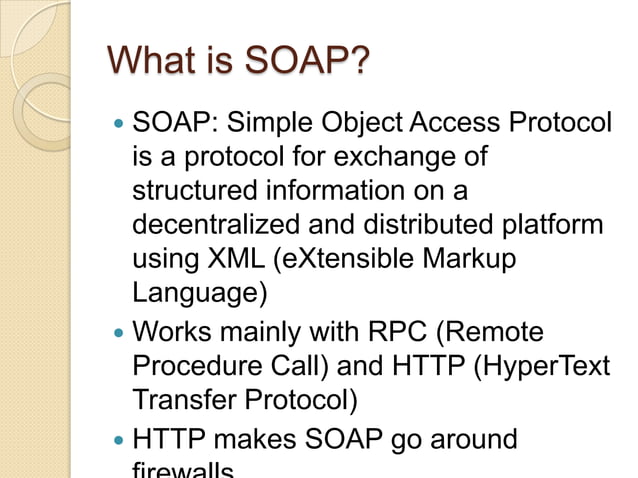 Soap vs rest | PPTX