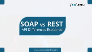 SOAP vs REST – API Differences Explained | PPTX