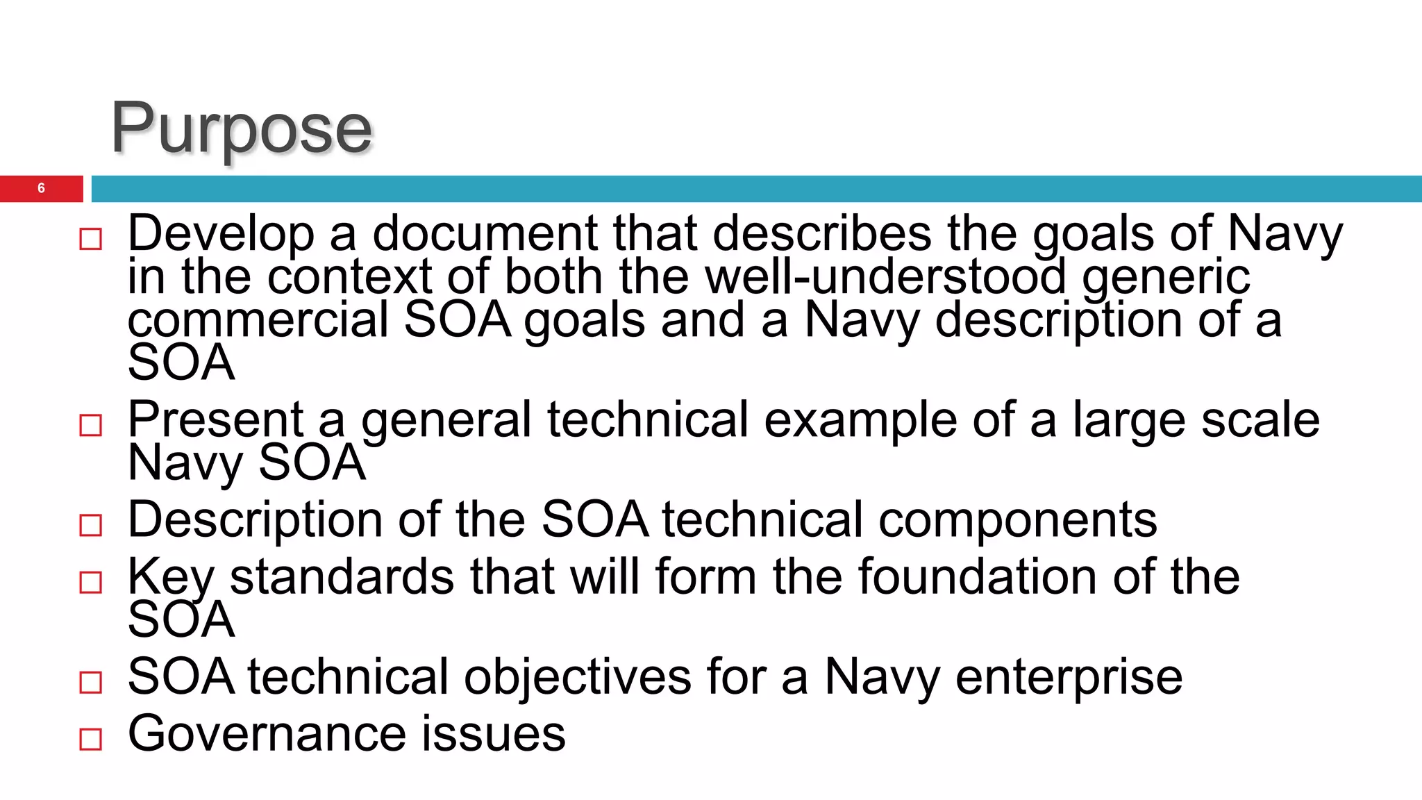 Soa Ref Model (Navy) | PPTX