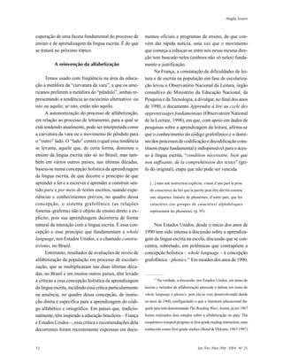 Soares letramento e alfabetização | PDF