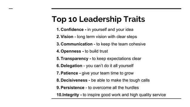 Entrepreneurial Leadership 101 | PDF