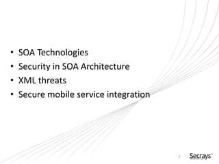 SOA Security | PPTX