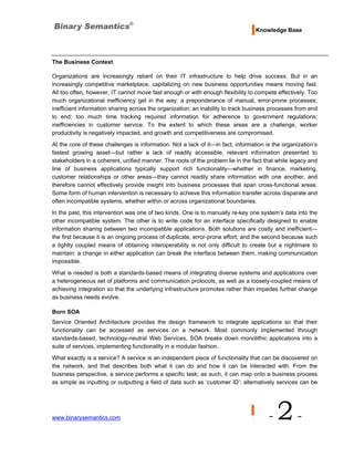 SOA (Service Oriented Architecture) | PDF