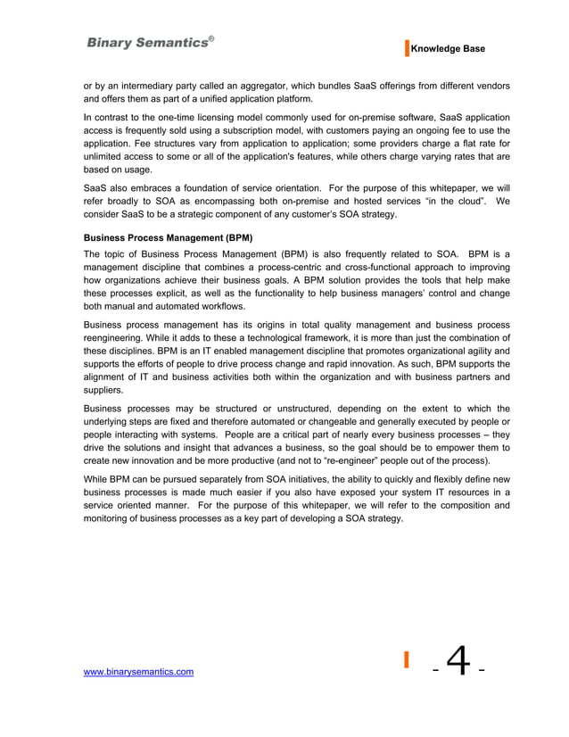 SOA (Service Oriented Architecture) | PDF