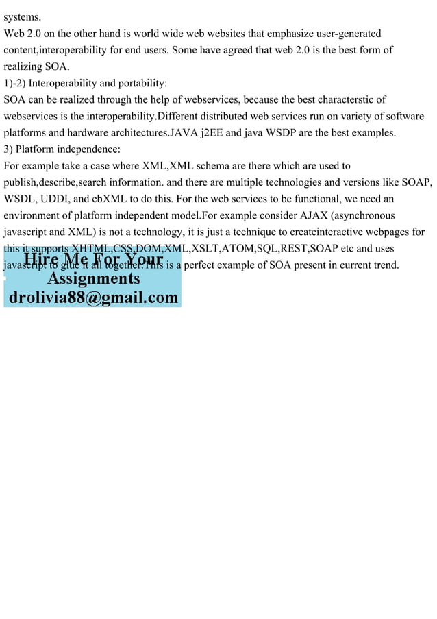 Soa Service Oriented Architecturesoa Is A Type Of Architecturapdf