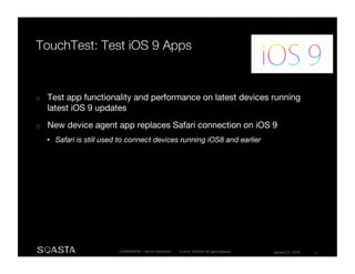 Webinar: New Features in CloudTest & TouchTest | PPT