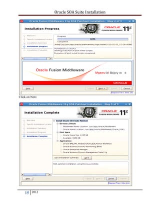 SOA Fusion Middleware installation | DOCX | Operating Systems | Computer Software and Applications