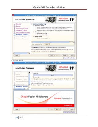 SOA Fusion Middleware installation | DOCX | Operating Systems | Computer Software and Applications