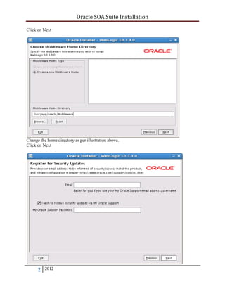 SOA Fusion Middleware installation | DOCX | Operating Systems | Computer Software and Applications