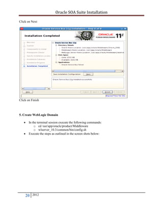 SOA Fusion Middleware installation | DOCX | Operating Systems | Computer Software and Applications
