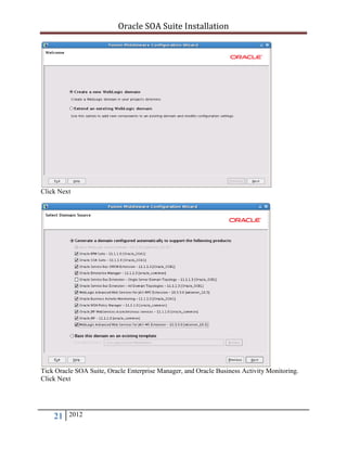 SOA Fusion Middleware installation | DOCX | Operating Systems | Computer Software and Applications