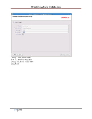 SOA Fusion Middleware installation | DOCX | Operating Systems | Computer Software and Applications