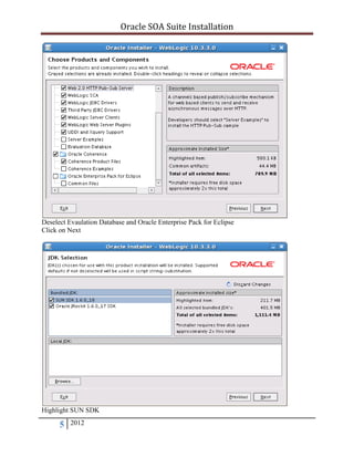 SOA Fusion Middleware installation | DOCX | Operating Systems | Computer Software and Applications