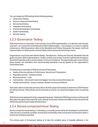 Soa Test Methodology | PDF