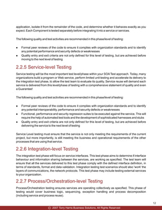 Soa Test Methodology | PDF