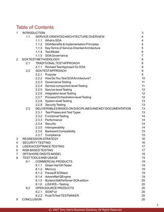 Soa Test Methodology | PDF