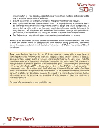 Soa Test Methodology | PDF