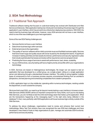 Soa Test Methodology | PDF