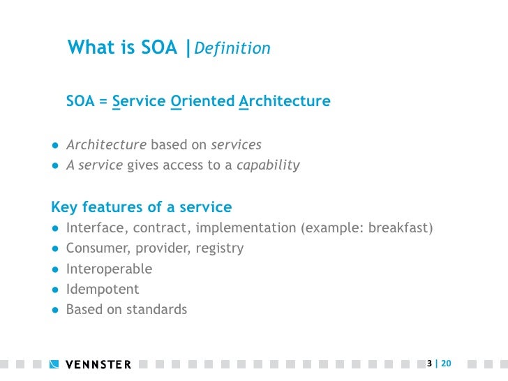 Approach to SOA:Making this a successful endeavor for the whole organ…