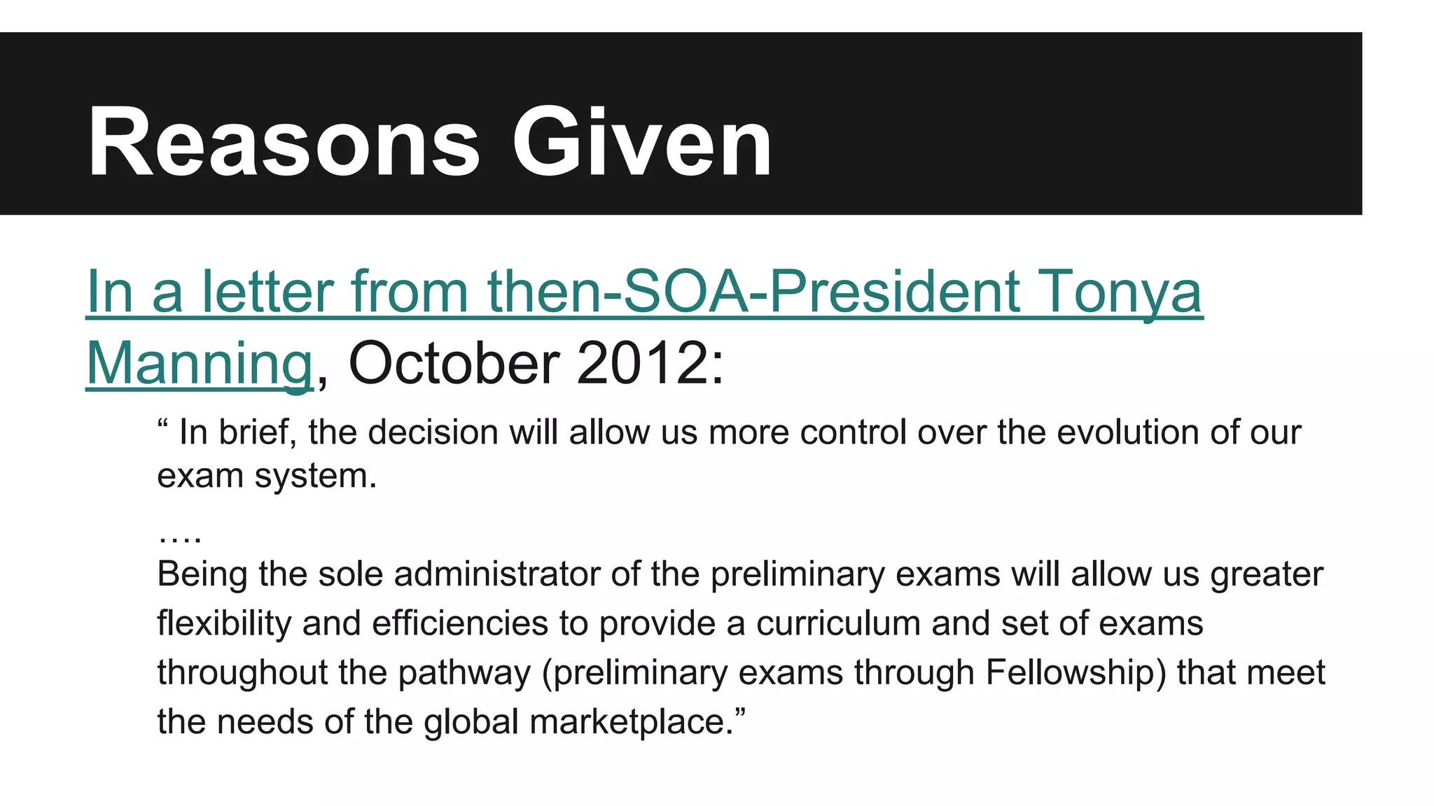 SOA vs CAS and AAA Timeline | PDF