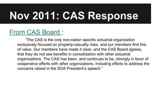 SOA vs CAS and AAA Timeline | PDF