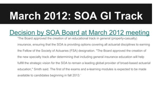 SOA vs CAS and AAA Timeline | PDF