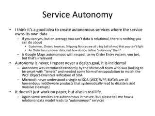 SOA vs EDA 2 (discussions with Jeppe) | PPTX | Cloud Computing | Internet