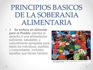 Soberania alimentaria | PPTX