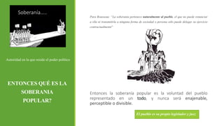 Soberania popular Mary Romero | PPTX