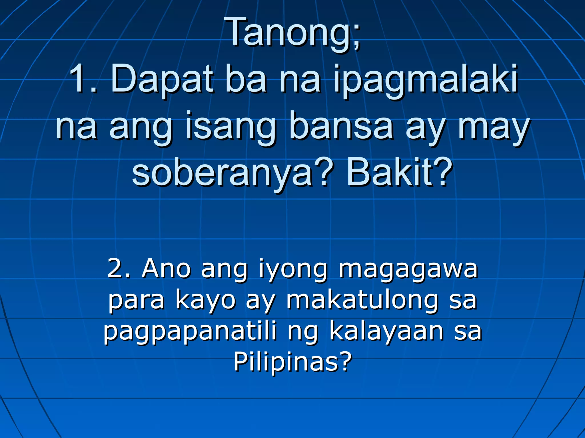 Soberanya | PPT