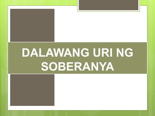 Soberanya | PPTX