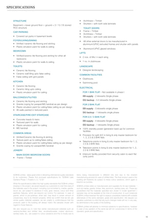 Sobha Lake Gardens - Apartments KR Puram Bangalore | PDF