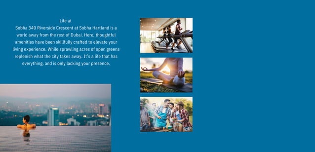 Sobha 340 Riverside Crescent Dubai E-Brochure | PPT