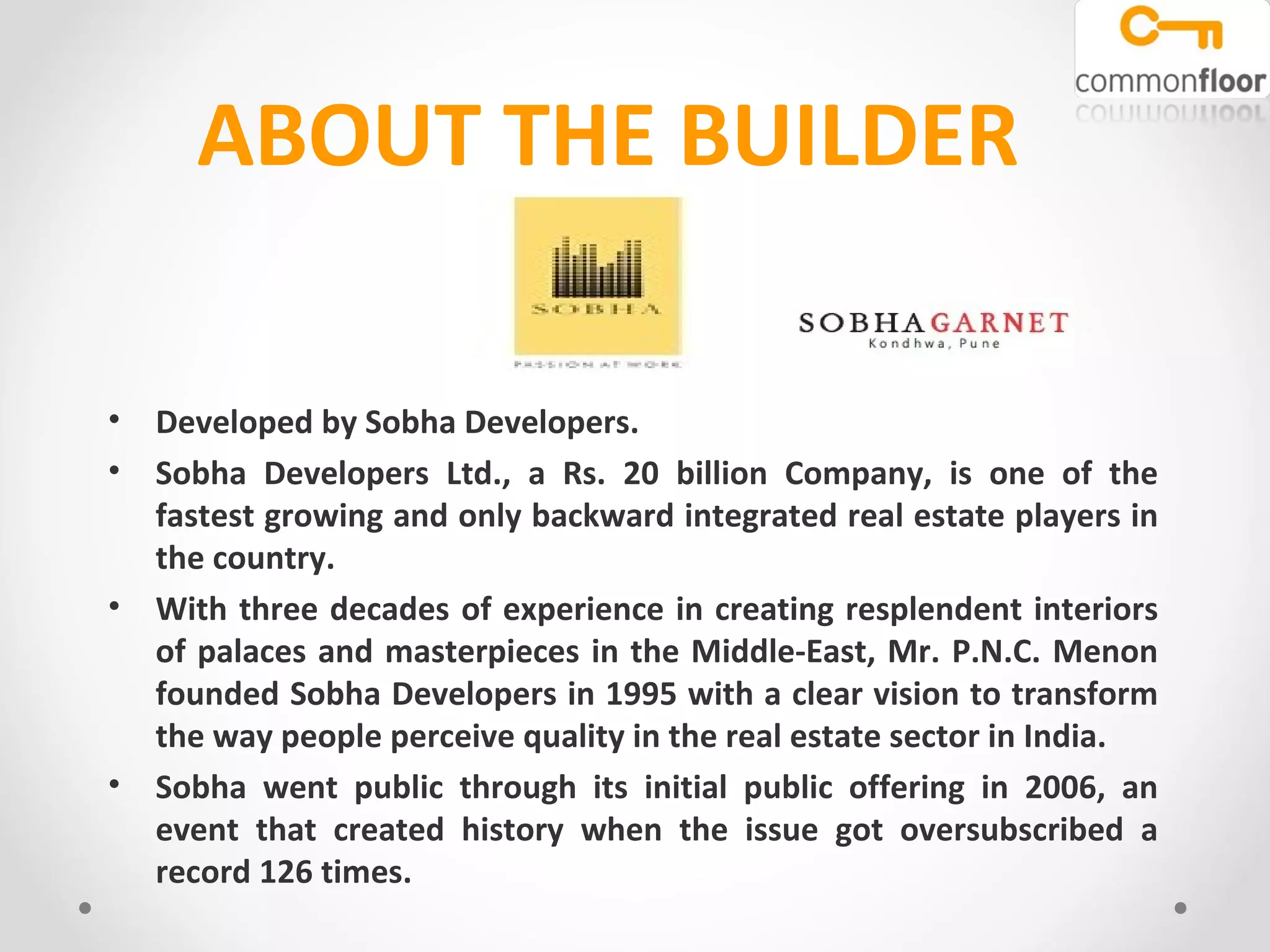 Sobha Garnet Pune | PPT