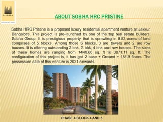 Sobha hrc pristine | PPT