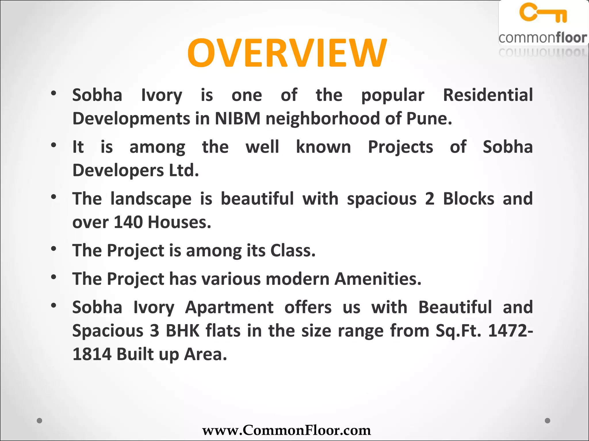 Sobha Ivory Pune | PPT