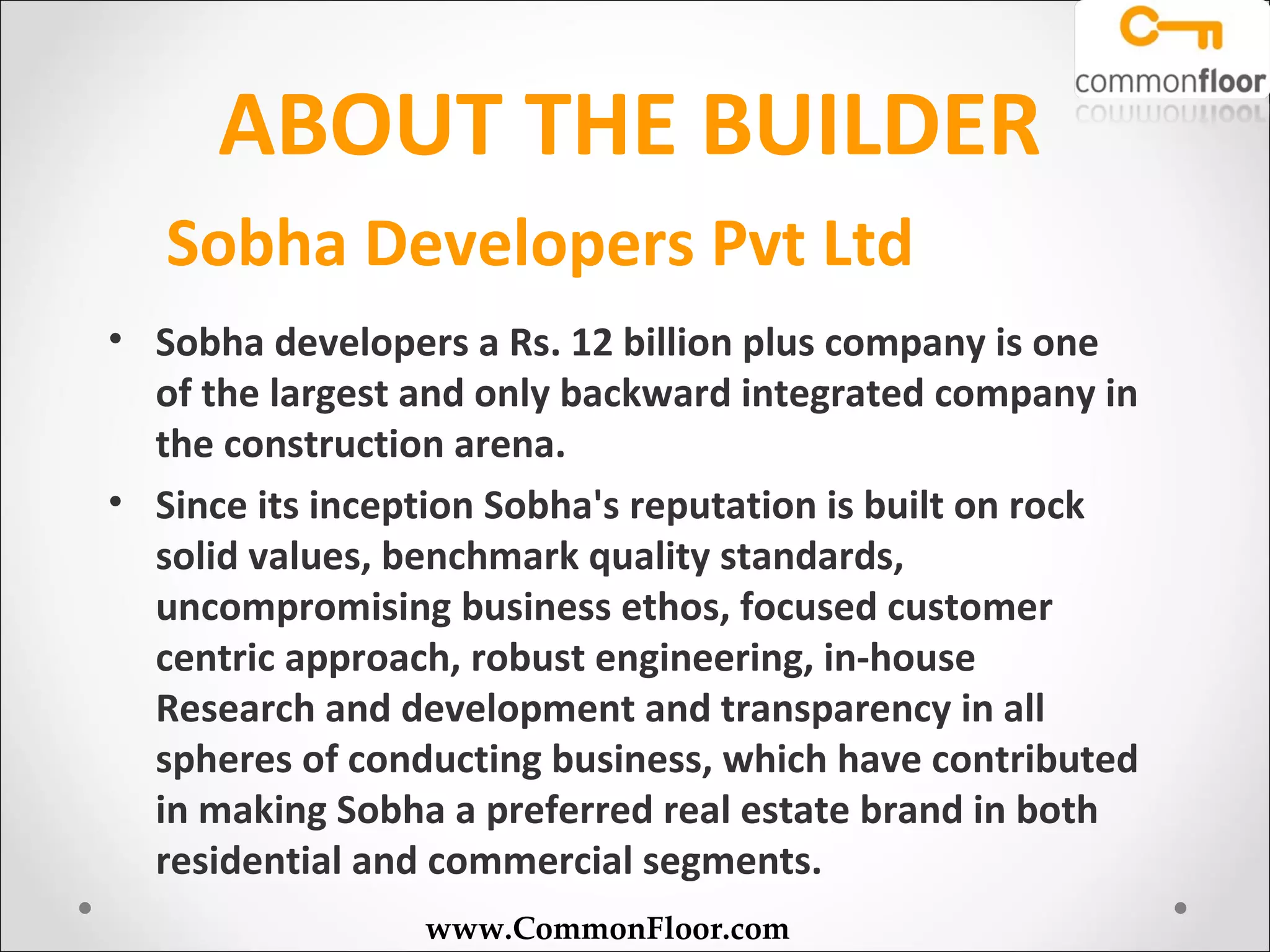 Sobha Marvella Bangalore | PPT