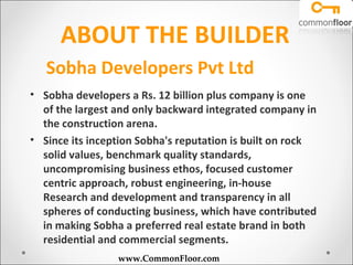 Sobha Marvella Bangalore | PPT