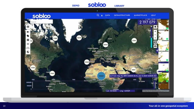 Sobloo Geospatial Ecosystem | PPT
