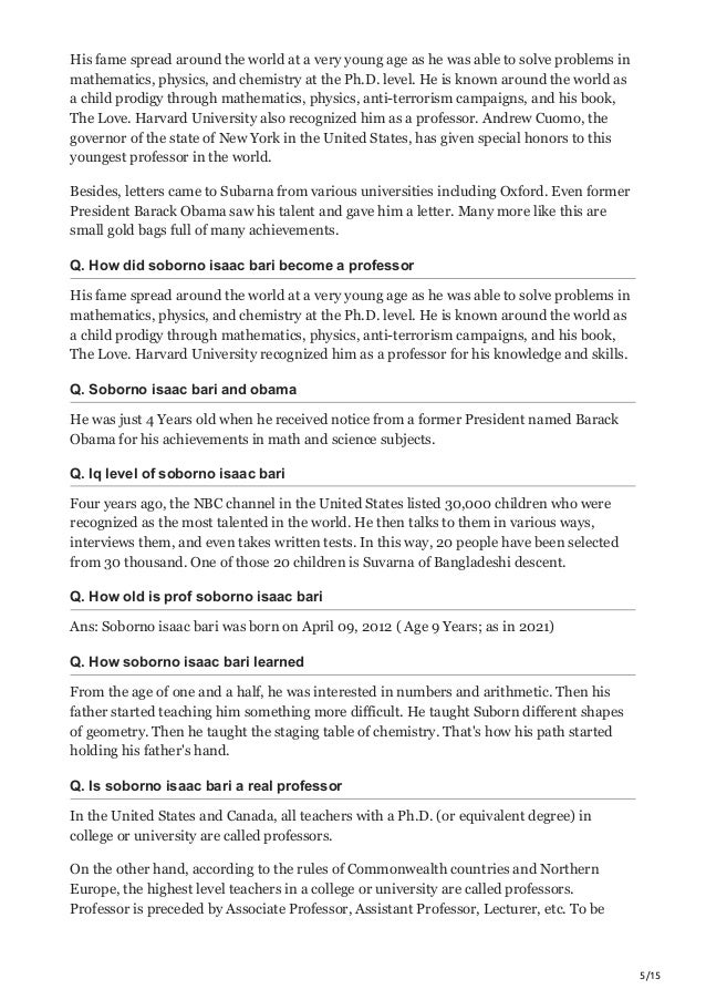 Soborno isaac bari wiki education age height family iq level biography ...