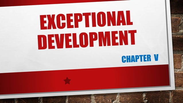 Exceptional Development and Juvenile Deliquency | PPT