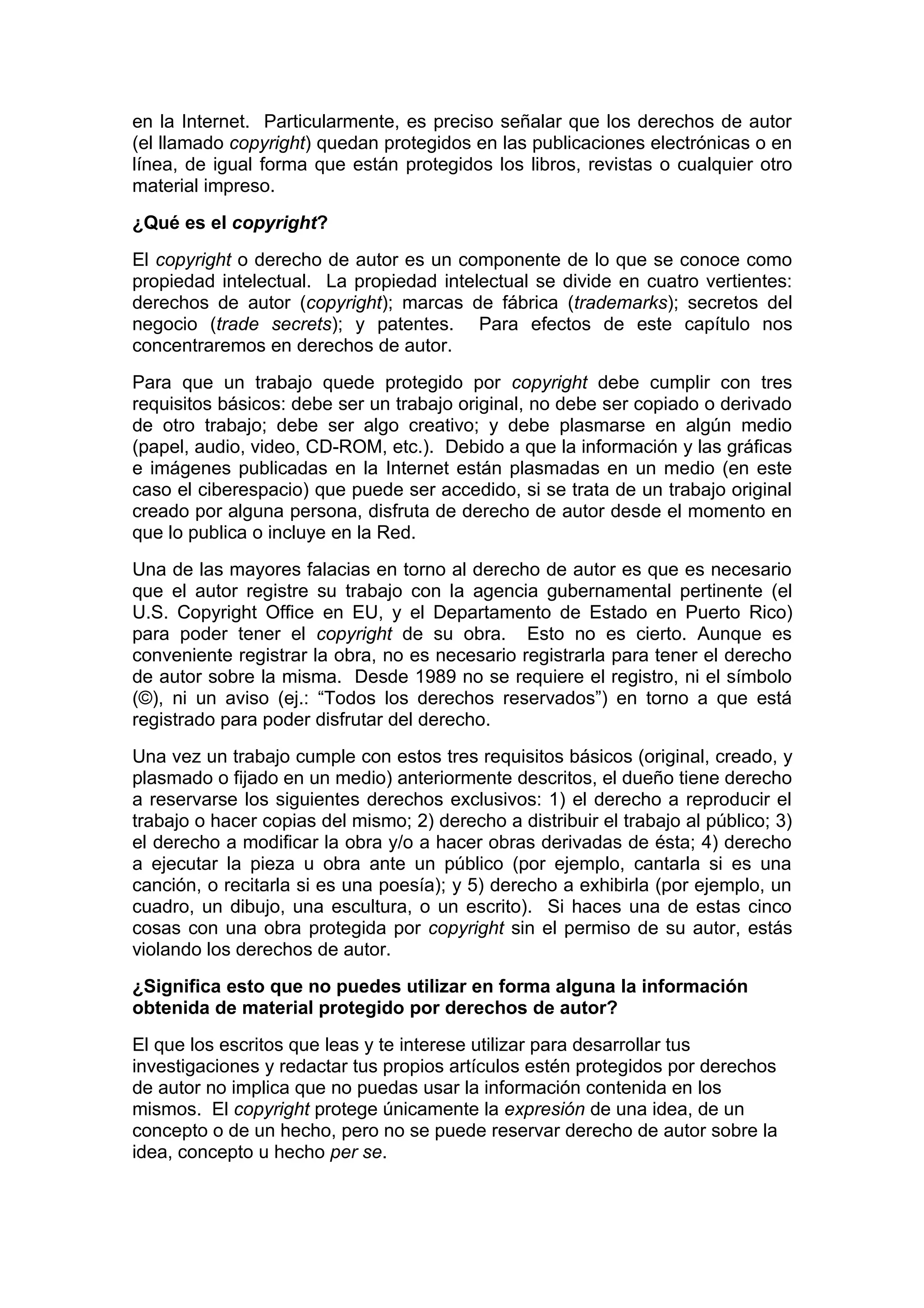 Sobre Derechos De Autor Pdf