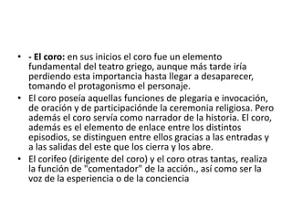 Sobre el teatro griego | PPTX