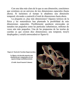 Sobre las dimensiones | PDF