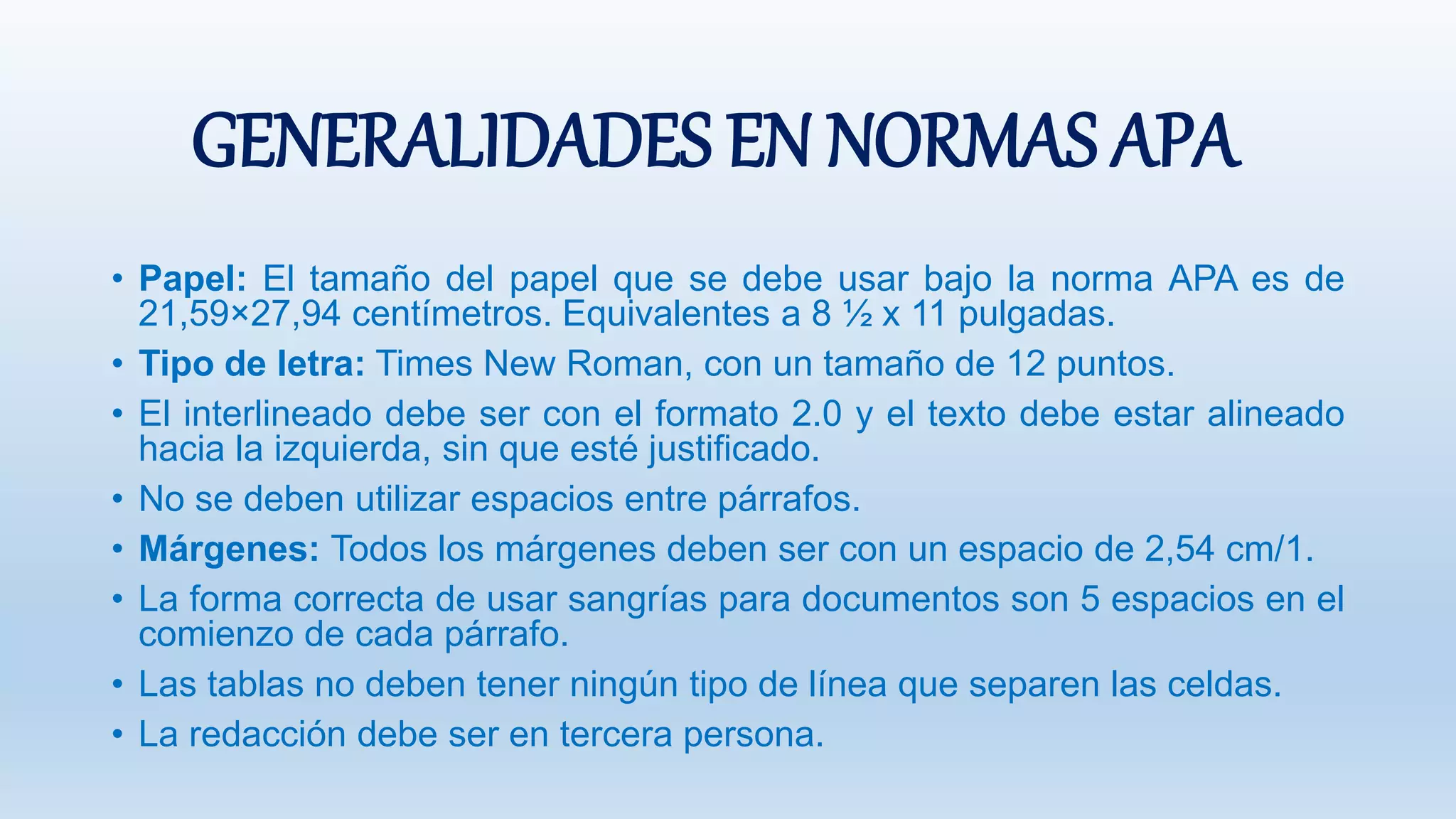Normas APA | PPTX