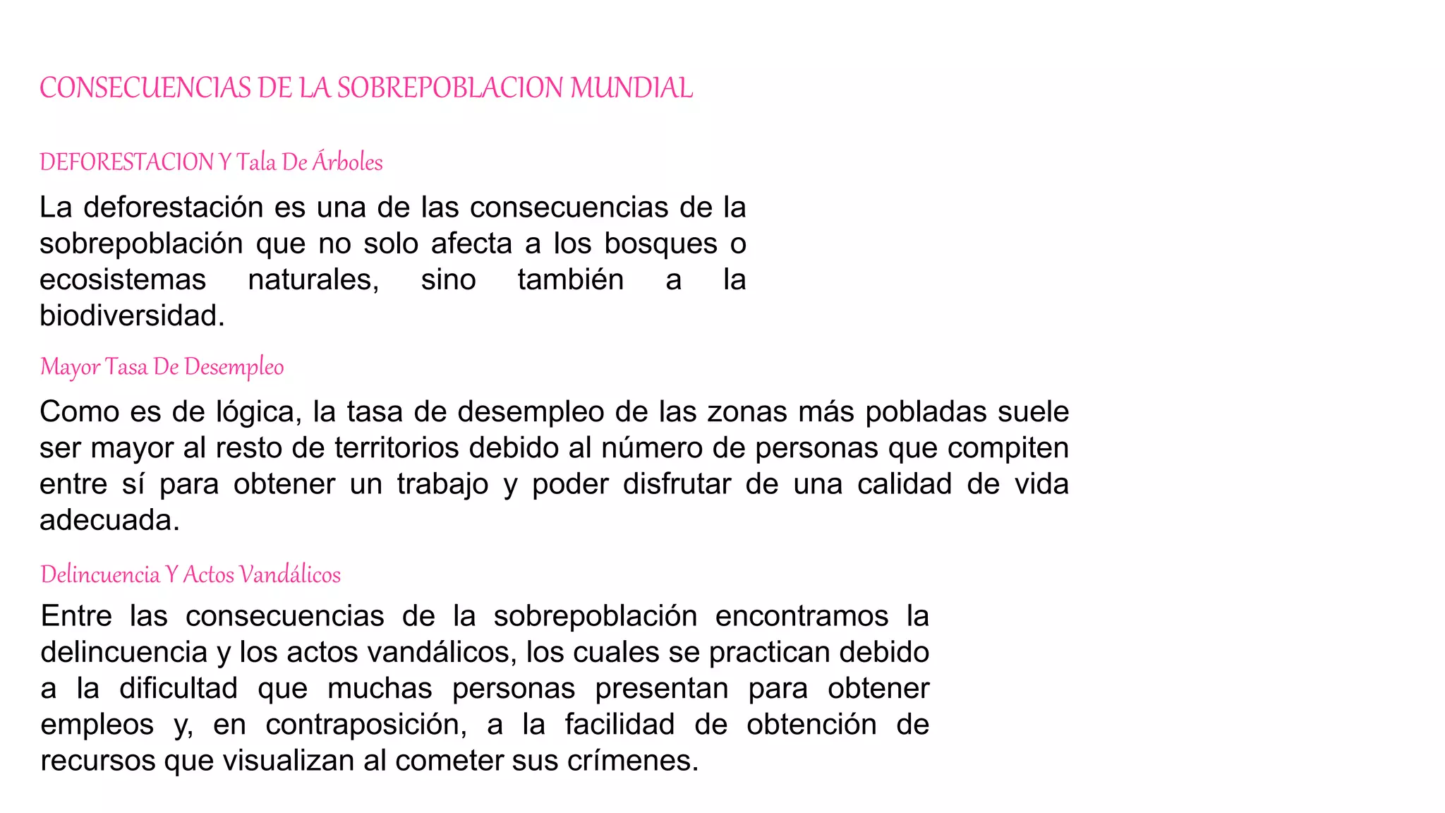 Sobrepoblacion Mundial | PPT