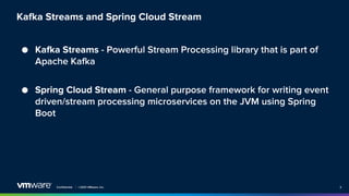 Event Streaming with Kafka Streams and Spring Cloud Stream | Soby Chacko, VMware | PPT
