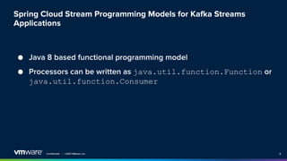 Event Streaming with Kafka Streams and Spring Cloud Stream | Soby Chacko, VMware | PPT